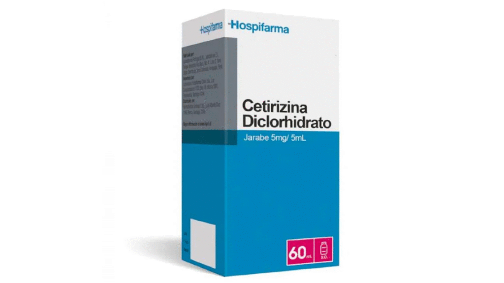 CETIRIZINA DICLORHIDRATO SOL ORAL 5MG/5ML X 60ML - Farmacia Trinity