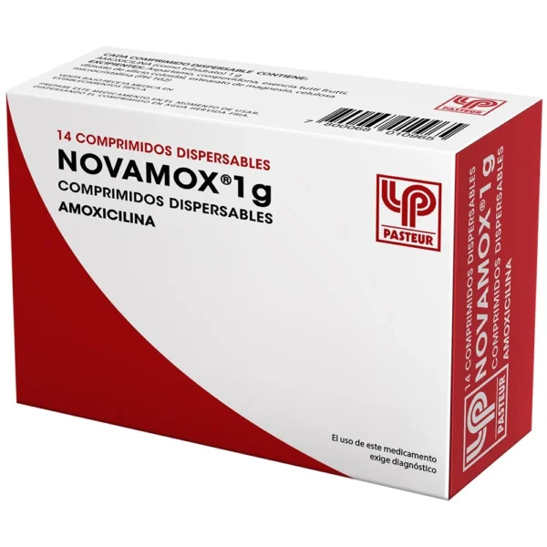 NOVAMOX 1GR 14 COMP. (AMOXICILINA) - Farmacia Trinity